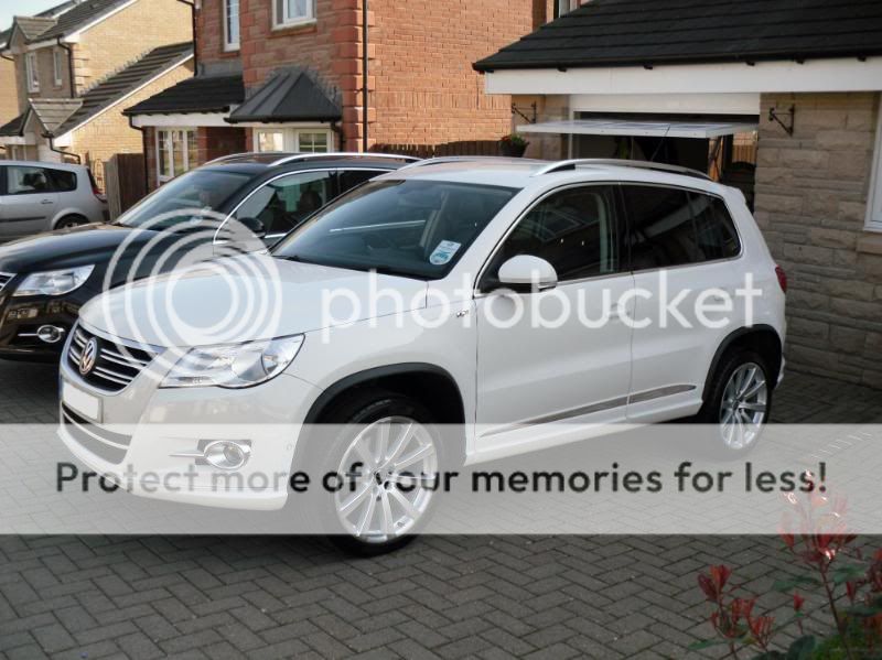 My New Candy White R Line 170 | VW Tiguan Forum