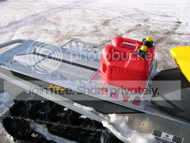 Gas can & tunnel bag rack | Ski-Doo Snowmobiles Forum