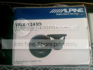 FS:Alpine Type X 12" Setup, w/ alpine 1000W Amp...pics