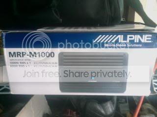 FS:Alpine Type X 12" Setup, w/ alpine 1000W Amp...pics