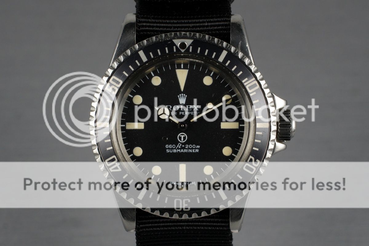 TimeZone : TZ Showcase » FS: 1974 Rolex Submariner Ref: 5513 Military Spec