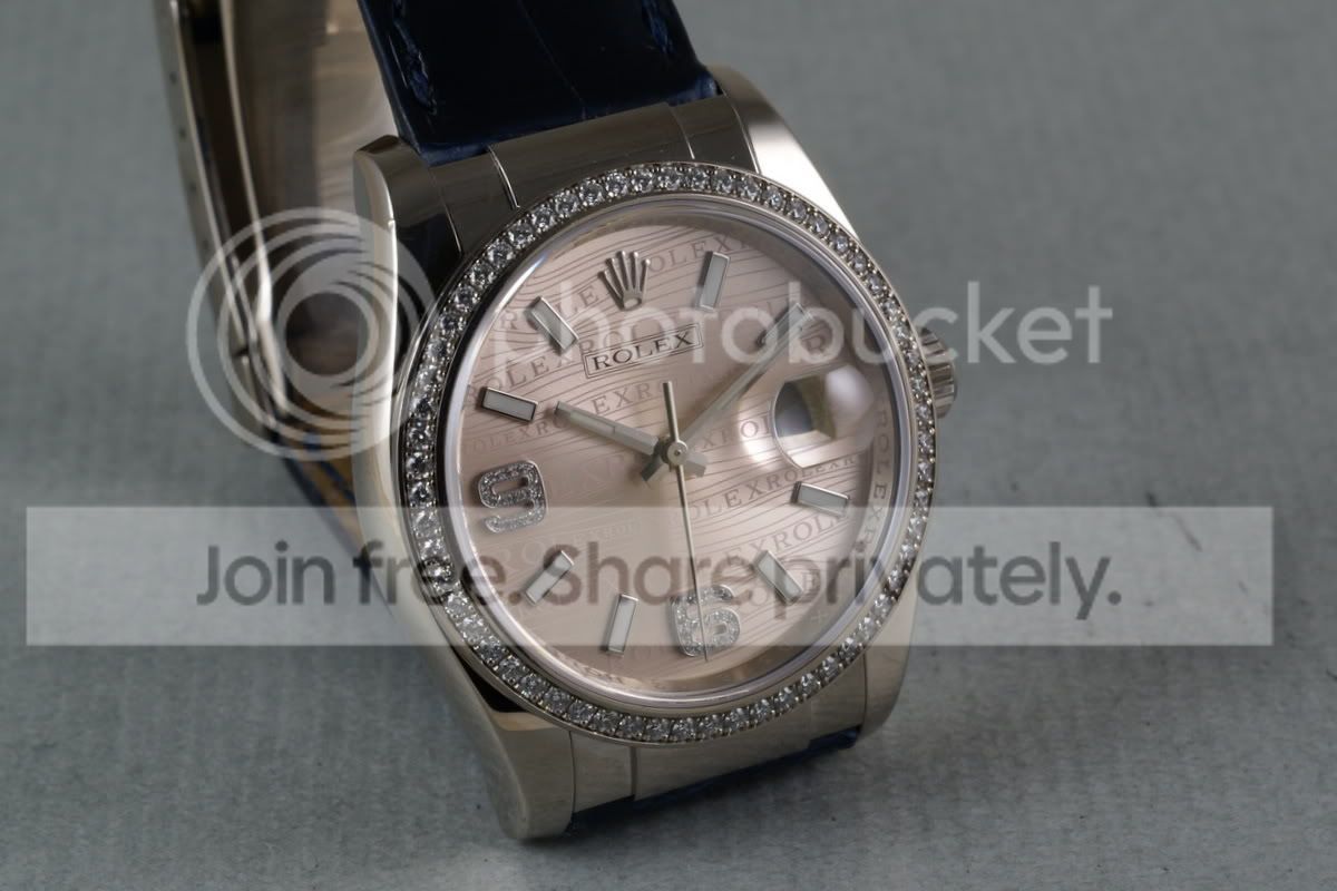 WatchNet: Luxury Time: Rolex WG Datejust Ref: 116189