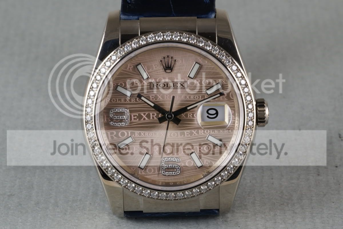 WatchNet: Luxury Time: Rolex WG Datejust Ref: 116189